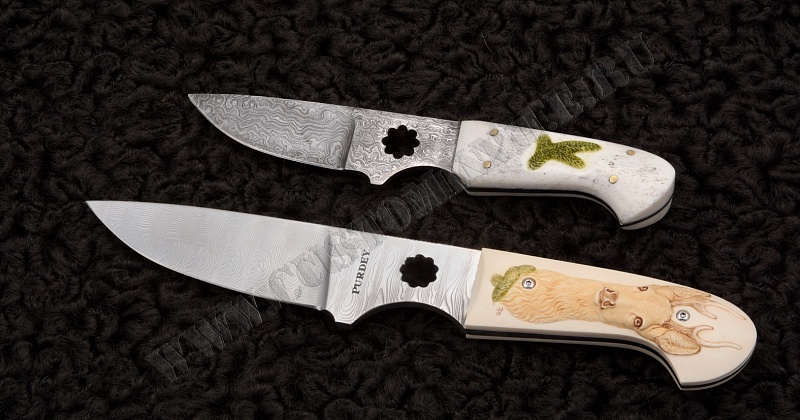 Кастомный нож Purdey hunting set